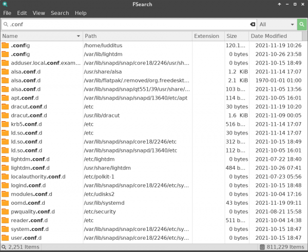 Linux Apps: There is Everything in Linux! (It’s called FSearch…) – Homo Ludditus