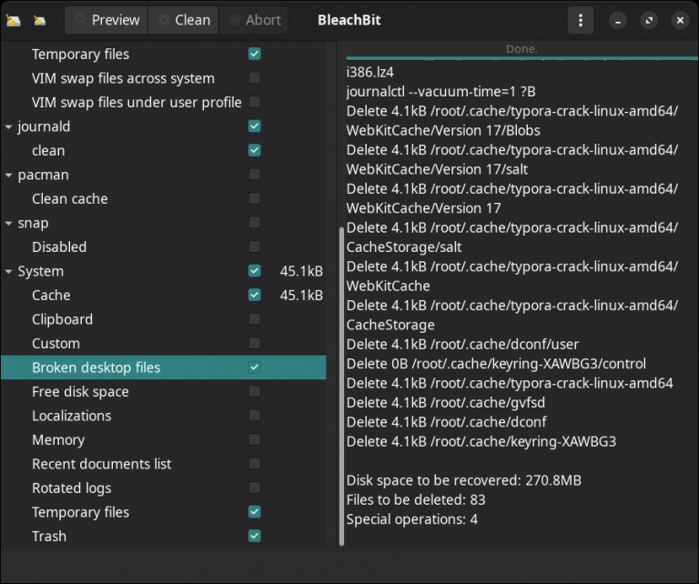 Linux system cleaners, you said? Yeah, not a big fan of them – Homo ...